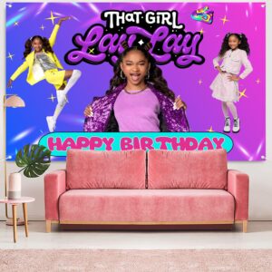 That Girl Lay Lay Party Backdrop Banner, That Girl Lay Lay Birthday Party Decorations Photography Background