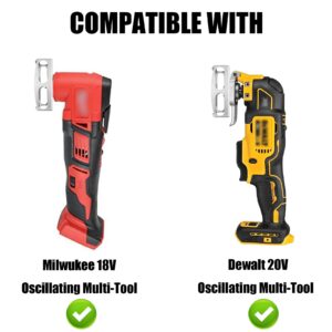 Square Slot Cutter Compatible for Dewalt 20V & Milwukee M18 Oscillating Multi-Tool to Cut-in Single Gang Wall Boxes,Outlet Cutter for Drywall,Efficient Carving Tool,1 Pcs Square-Shaped