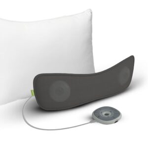 avantree slumber - pillow speaker for sleeping, private audio with built-in white noise, bluetooth & aux support, volume control, sleep timer, charge free for home use, sleep aids headphones