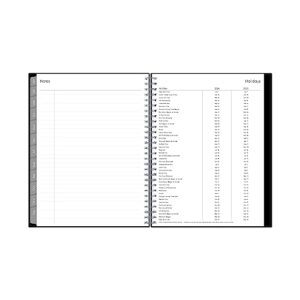 Blue Sky 2024 Weekly and Monthly Planner, January - December, 8” x 10.875”, Flexible Cover, Wirebound, Dainian (142998-24)