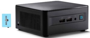 intel nuc 12 pro kit school & business mini desktop 12th gen (i7-1260p 12-core upto 4.7 ghz, 16gb ram, 2tb pcie ssd, iris xe, wifi 6e, bt 5.3, rj-45, win11p) w/dockztorm dock