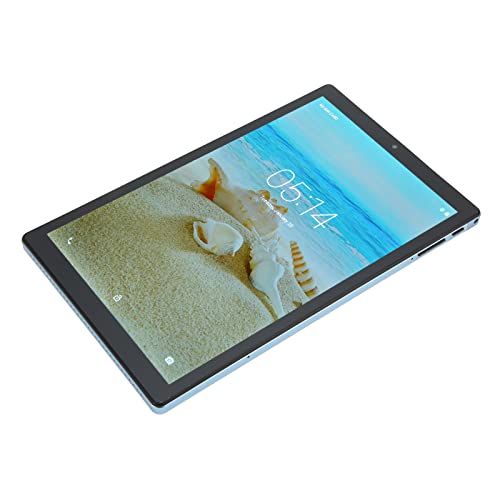 WEYI HD Tablet Blue Dual Speakers 3G Network IPS Screen 10 Inch Tablet 4GB RAM 64GB ROM 100-240V for Office (US Plug)