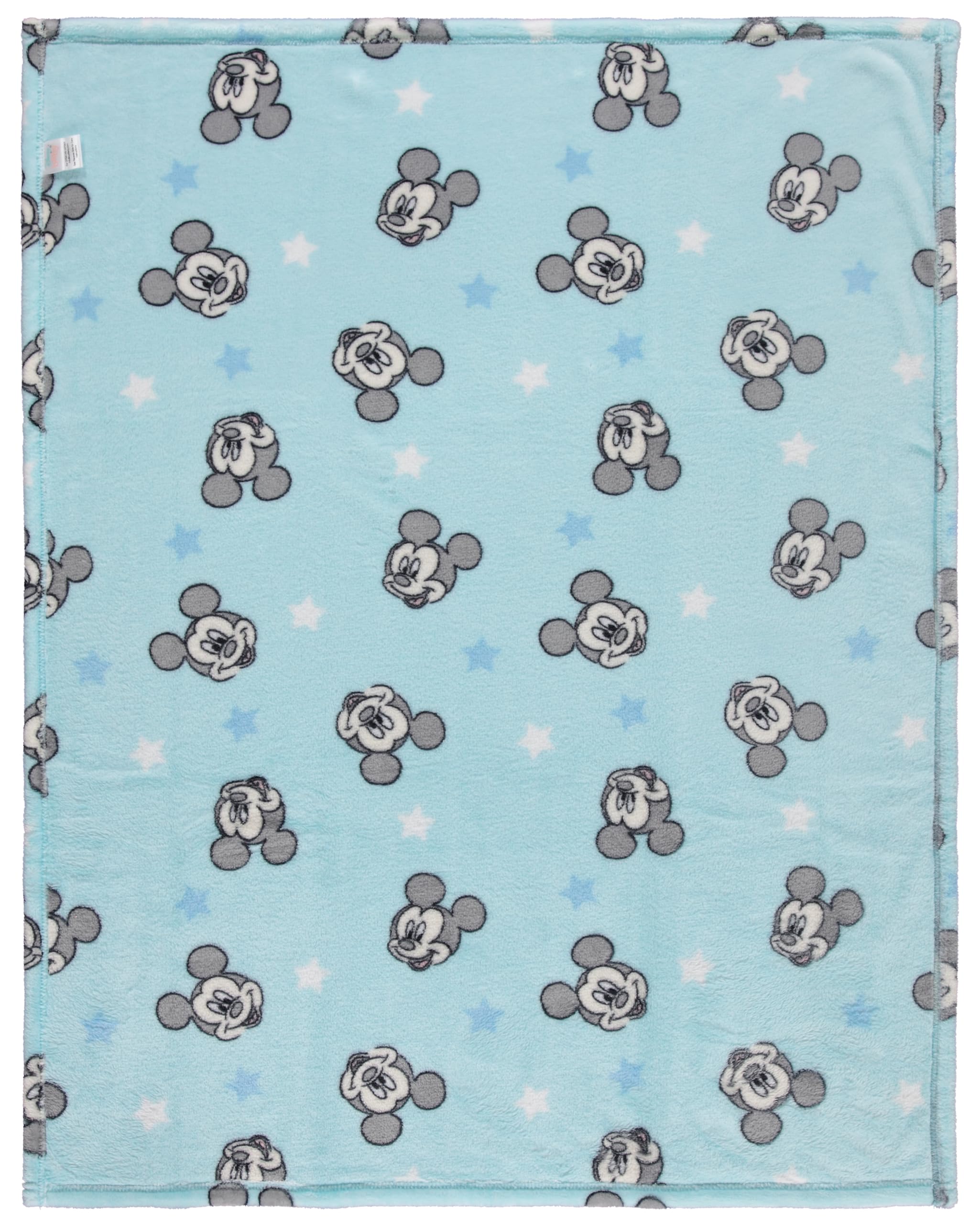 Disney Characters Flannel Fleece Baby Blanket - Soft & Cozy 30x40 Inches, Featuring Mickey Mouse, Minnie Mouse, Winnie The Pooh, and Dumbo