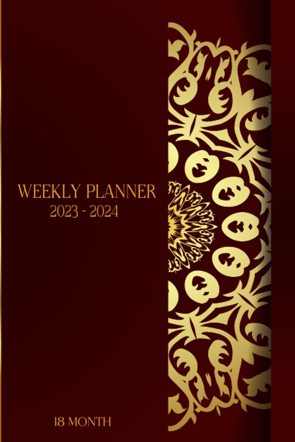 Weekly Planner 2023-2024: Dual Language (Italian and English) 18-Month Calendar from July 2023 to December 2024 with Holidays