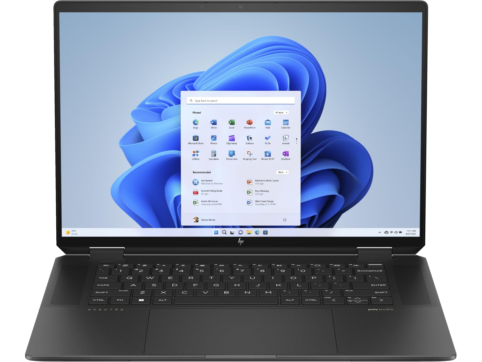 HP Spectre 16T x360 Intel Core Ultra 7 13th Gen, 32 GB RAM, 1TB SSD, Win 11 Pro, Intel Arc 4GB, 16" 2.8K OLED Touchscreen, Tilt Pen, 64GB TW Flashdrive