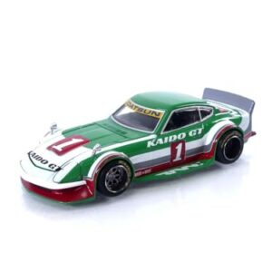 MINI GT Datsun KAIDO Fairlady Z Kaido GT V2#1 Green with White (Designed by Jun Imai) Kaido House Special 1/64 Diecast Model Car KHMG030