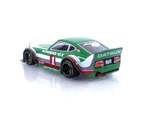 MINI GT Datsun KAIDO Fairlady Z Kaido GT V2#1 Green with White (Designed by Jun Imai) Kaido House Special 1/64 Diecast Model Car KHMG030