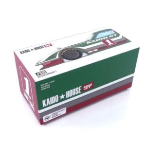 MINI GT Datsun KAIDO Fairlady Z Kaido GT V2#1 Green with White (Designed by Jun Imai) Kaido House Special 1/64 Diecast Model Car KHMG030