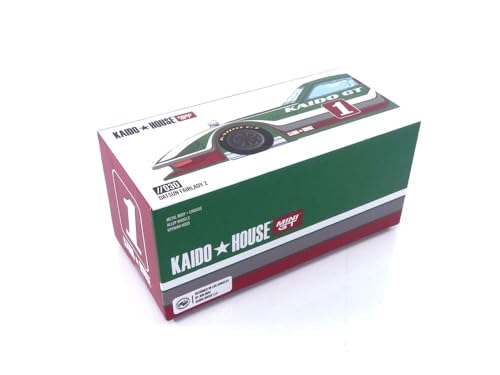 MINI GT Datsun KAIDO Fairlady Z Kaido GT V2#1 Green with White (Designed by Jun Imai) Kaido House Special 1/64 Diecast Model Car KHMG030