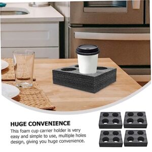 ULTECHNOVO Takeout Coffee Carrier 2 Pcs Cup Holder Tray Coffee Refrigerator Epe 8 Cup Drink Carrier