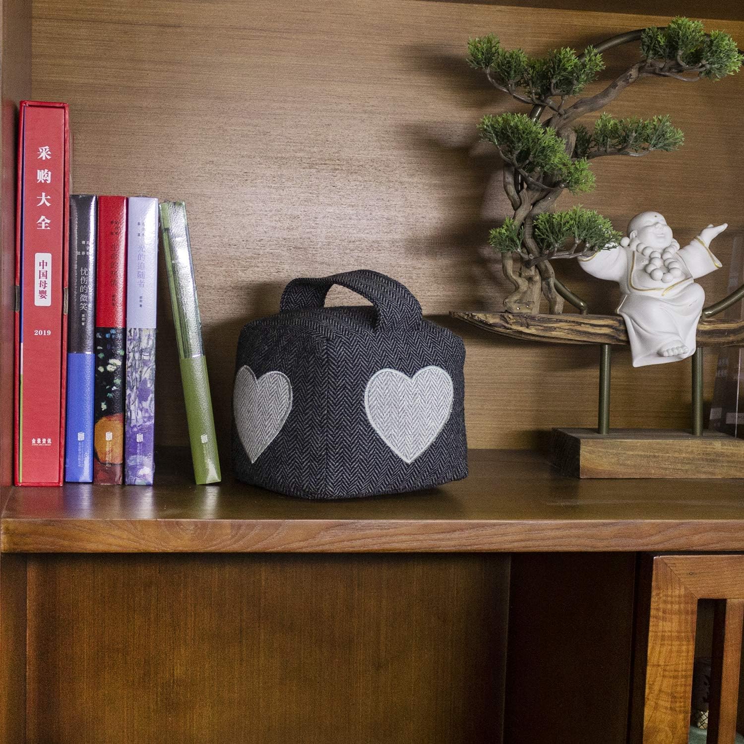 Door Stopper, Cute Heart Shape Door Stop for Home Office Decorative