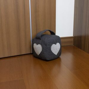 Door Stopper, Cute Heart Shape Door Stop for Home Office Decorative