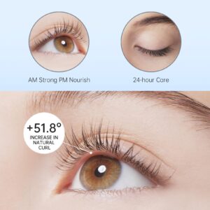 Lash Serum - Eyelash Growth Serum for Natural Fuller & Longer Looking Lashes & Brows Rapid Enhancing Grow Eyelashes, No Cruelty Vegan