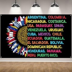 hispanic heritage month decorations hispanic heritage month banner latin american backdrop spanish classroom decorations national hispanic heritage month decorations and supplies for classroom home