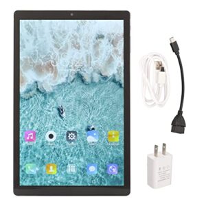 10.1 Inch Tablet for Android 12, 4GB RAM 64GB ROM 128GB Expand, 2.4G 5G WiFi Tablets, 2560x1600 IPS HD Touchscreen, 2MP+5MP Camera, 5800mAh, Bluetooth, FM, Dual SIM SmartPad (US Plug)