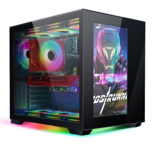 stgaubron gaming desktop pc,intel core i7-11700kf up to 5.0g,32g ddr4,2t ssd,geforce rtx 3070 8g gddr6,600m wifi,bt 5.0,rgb fan x 9,rgb keyboard&mouse,rgb mouse pad,w11h64