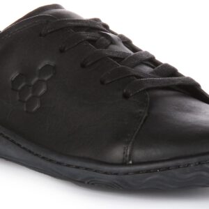 Vivobarefoot Addis L Women's Ergonomic Design Natural Comfo Sneakers (Black, Size 9)