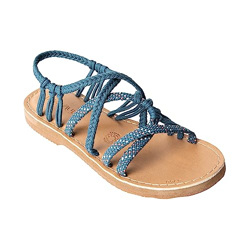 KAVU Alderbrooke Rope Women's Sandals - Vintage Blue-8