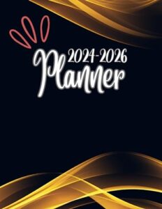 2024-2026 monthly planner: 3 year calendar large size 8.5x11 inches | 36 months jan 2024 - dec 2026 with federal holidays | monthly design ( calendar 2024-2026 for purse)