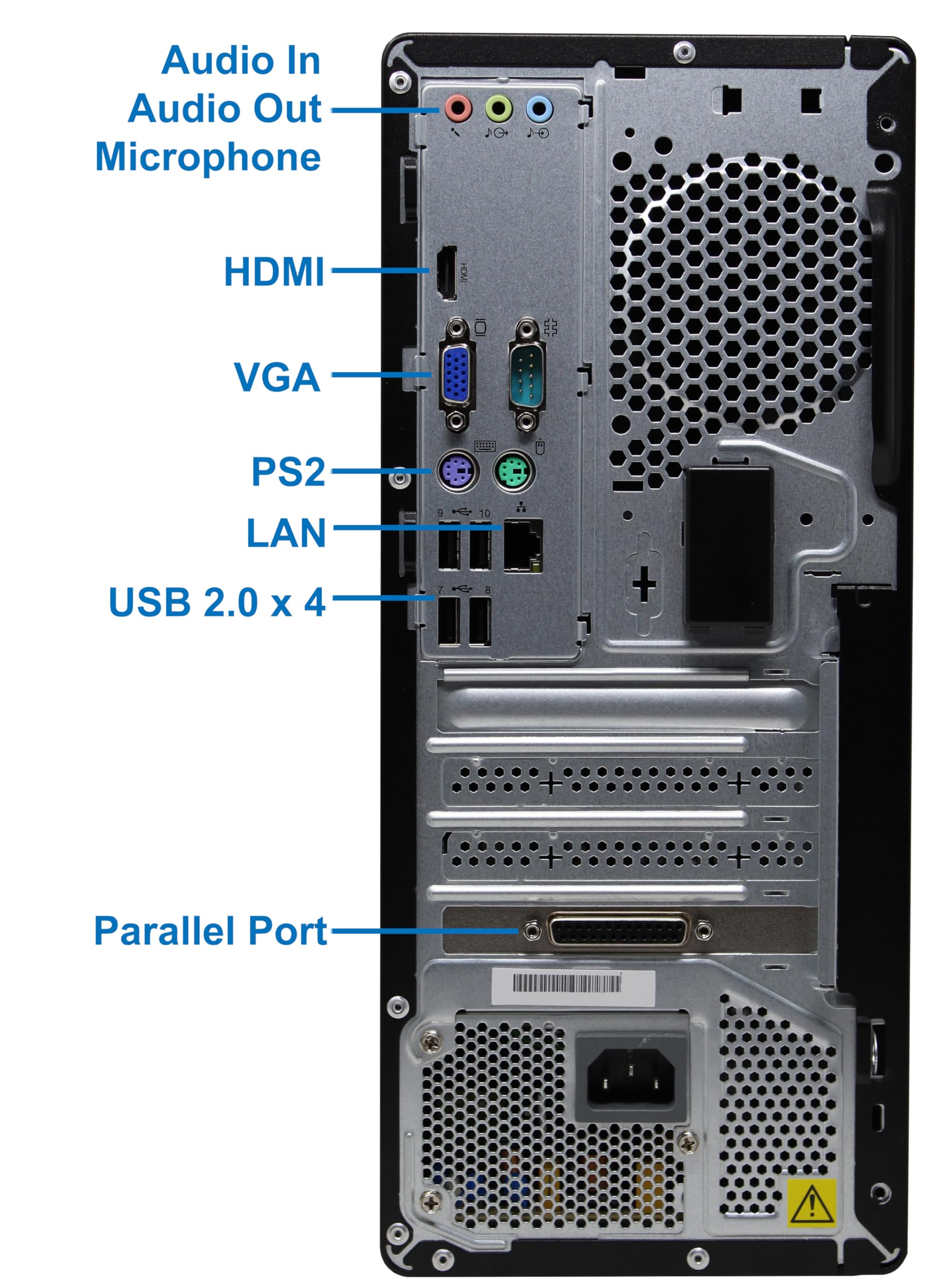 Lenovo V50T Desktop Tower, Intel i7-10700, 64GB RAM, 2TB NVMe SSD, USB 3.2, HDMI, DVD, Card Reader, AC Wi-Fi, BT, Windows 11 Pro, Black