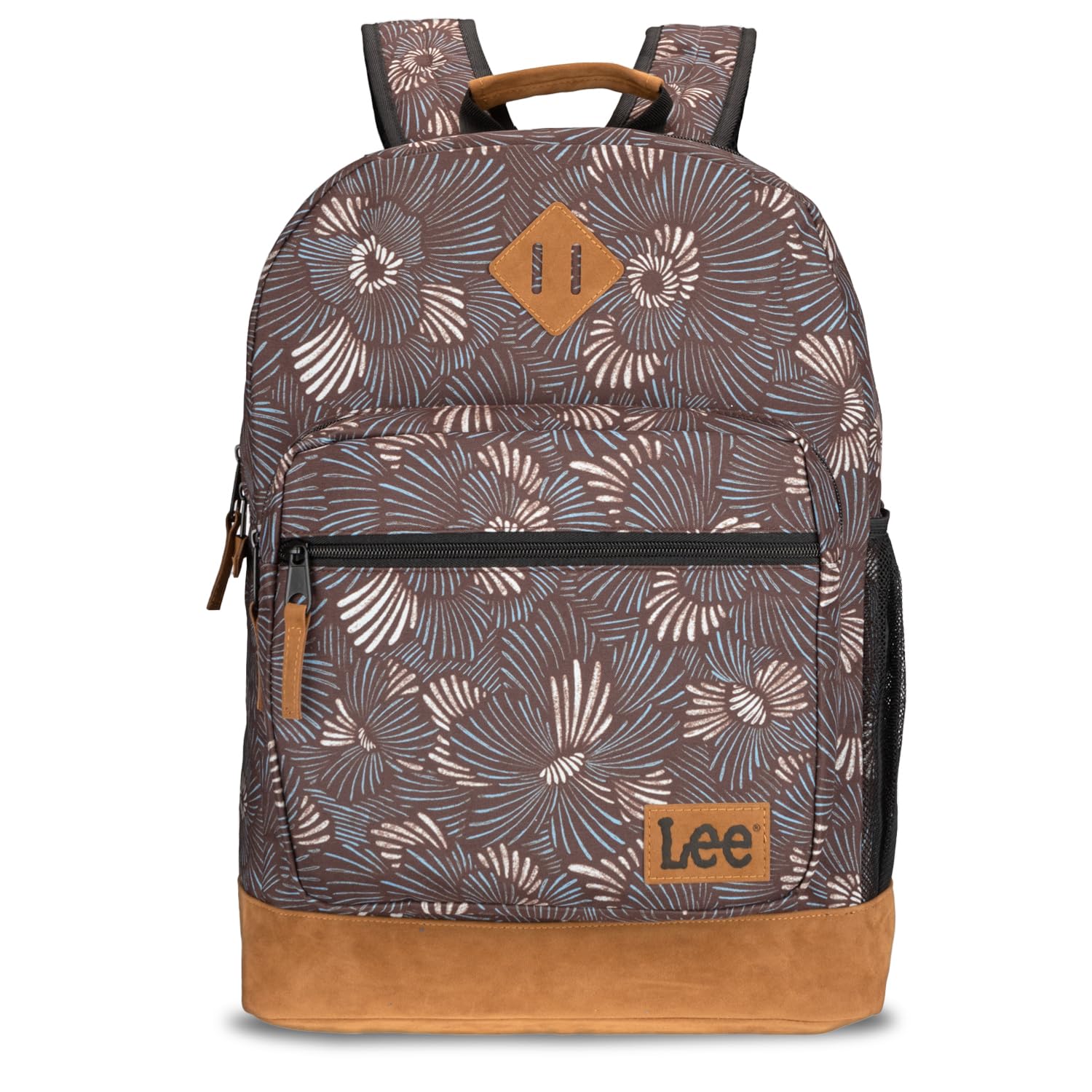 Lee Authentic Jeans Company Study Backpack for Class, Padded Laptop Sleeve Fits 15.6 Inch Notebook (Sketchy)