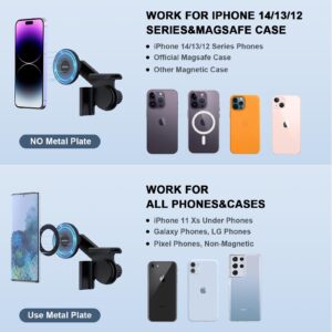 Ciencimy Tesla Phone Mount【Stronger Magnet Power】【Flip Cover Locking Design】 Compatible with Tesla Model 3/Y & iPhone 15/14/13/12 Mini Pro Max Plus,Perfect Tesla Accessories 2023