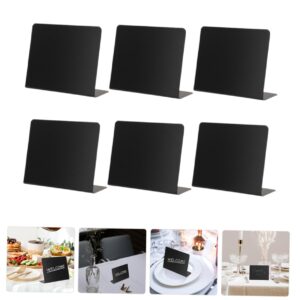 Ciieeo 6pcs House Decorations for Home Food Decor Miniture Decoration Multifunctional Chalkboards Desktop Billboards Price Boards for Menu Blackboard Decorate Label Holder Message Board