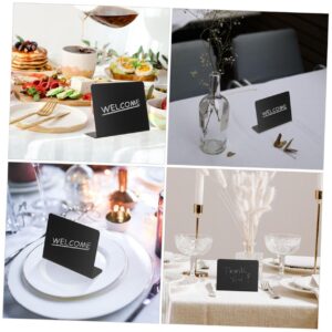 Ciieeo 6pcs House Decorations for Home Food Decor Miniture Decoration Multifunctional Chalkboards Desktop Billboards Price Boards for Menu Blackboard Decorate Label Holder Message Board