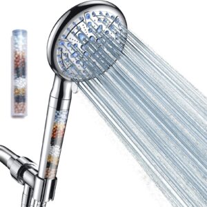 veken filtered shower head with handheld