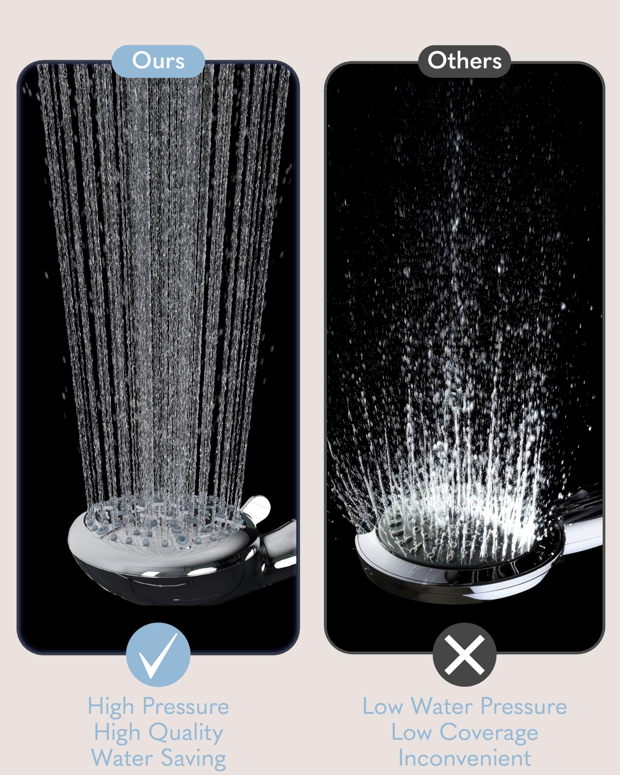 Veken Filtered Shower Head with Handheld