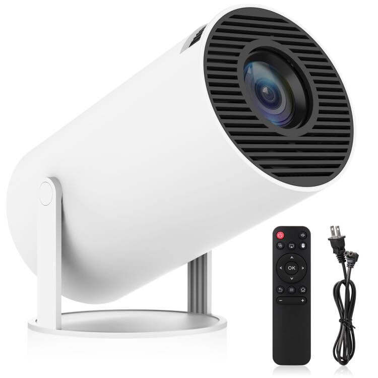 40" - 130" Smart Portable Projector for Indoor and Outdoor Home Theater, Big Screen Experience