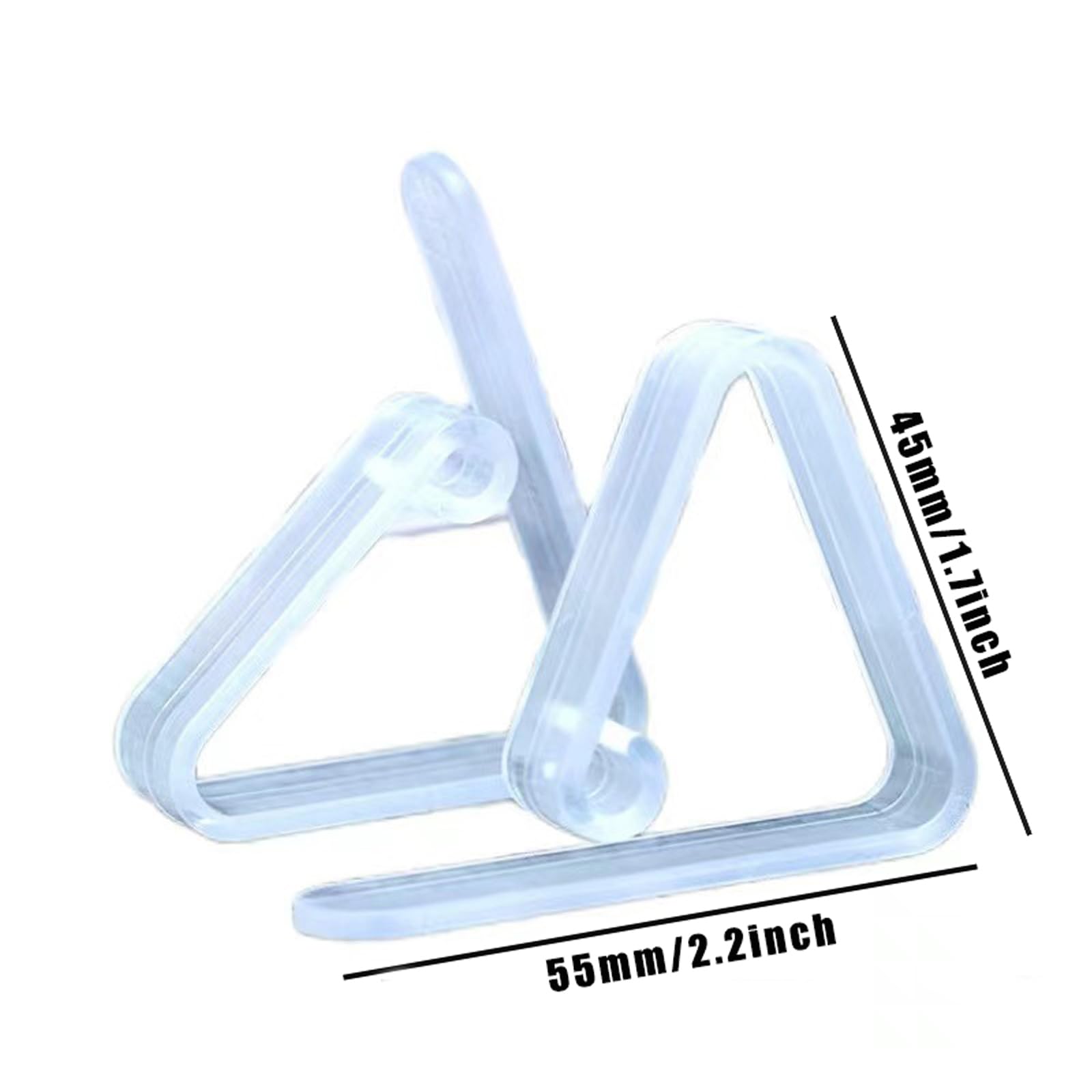 GERILKAI 24 Pack Tablecloth Clips - Clear Plastic Table Cloth Hold Clips -Outdoor Tablecloth Clips for Home Wedding Party Indoor Outdoor Events