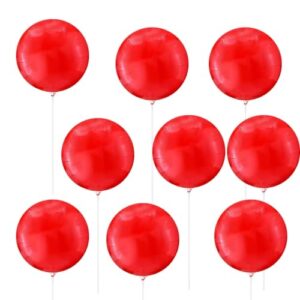 12 Pack Halloween Decoration Includes Reusable Cool Red Balloon Kit with Balloon Sticks with Cups, Halloween Prop,Halloween Decoration for Halloween Cosplay