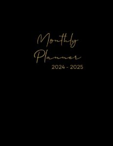 2024-2025 monthly planner: 2 year schedule organizer | 24 months from january 2024 to december 2025