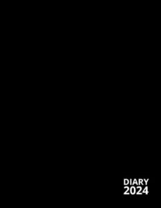 daily diary 2024: 365 days fully lined with dated, at-a-glance 2024 daily diary, standard planner journal, 12 month,2024 large daily planner