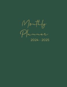 2024-2025 monthly planner: 2 year schedule organizer | 24 months from january 2024 to december 2025