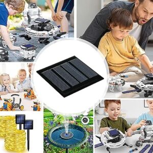 10Pcs Mini Solar Panels for Solar Power, 2V 80mA Mini Solar Panel Kit DIY Electric Toy Photovoltaic Cells Solar Epoxy Cell Charger 2.13"*2.13" (54mm*54mm)