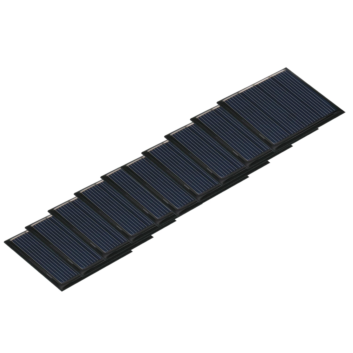 10Pcs Mini Solar Panels for Solar Power, 2V 110mA Mini Solar Panel Kit DIY Electric Toy Photovoltaic Cells Solar Epoxy Cell Charger 1.73"*1.73" (44mm*44mm)