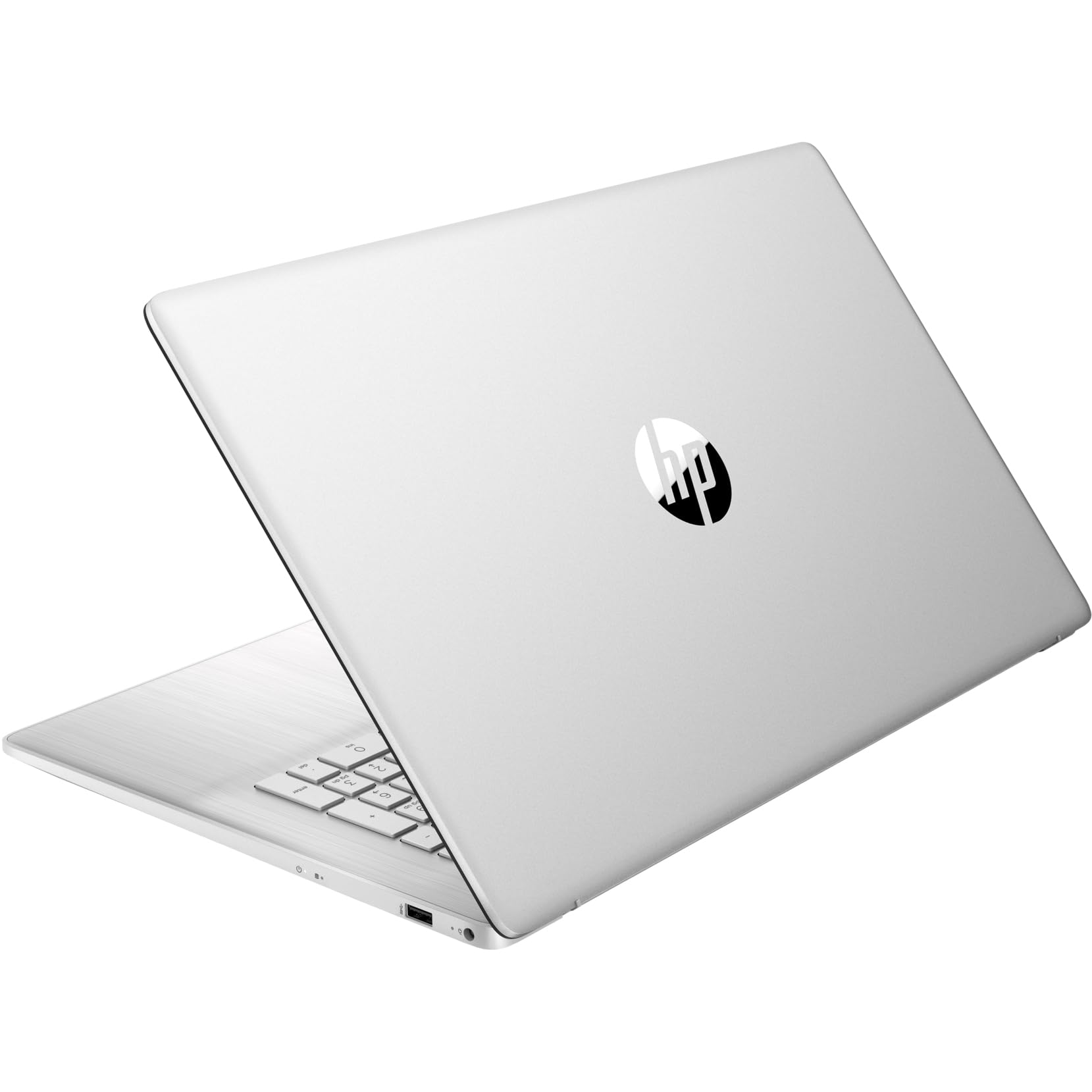 HP 2023 17 17.3" Touchscreen HD+ Business Laptop Computer, 12th Gen Intel 10-Core i7-1255U, 64GB DDR4 RAM, 4TB SSD, WiFi, Bluetooth 5.0, Backlit Keyboard, Silver, Windows 11 Pro, BROAGE Cable