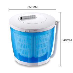 Gagalayong Portable Washer Spin Dryer Washing Machine，Mini Travel Outdoor Dryer with Rotating Rocker Arm，Compact Washer Spin Dryer For Household &Apartment &Dormitory &RVs（Blue）