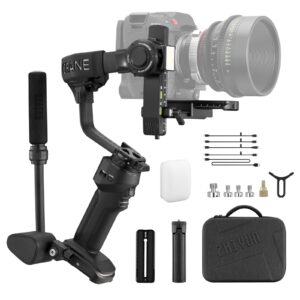 zhiyun crane 4 combo w/ wrist rest support and sling grip, gimbal stabilizer for dslr camera r cinema cameras camcorder for sony canon panasonic nikon camera, blackmagic 6k 4k