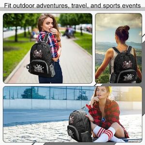 Sweetude 3 Pcs Cheerleader Backpack for Cheerleading Gift Cheerleading Bookbag Casual for Sport Game Travel Hiking Camping Picnic