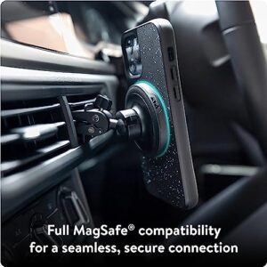 Mous MagSafe Vent Mount and iPhone 14 Case Carbon Fiber Limitless 5.0