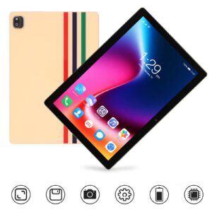 Acogedor 10.1in Android Tablet, RAM 8GB ROM 256GB Memory, 1960x1080 FHD Screen, 8 Core, Dual SIM Dual Standby, 2.4G 5G WiFi, 4G Calling Tablet with Keyboard and Case (US Plug)