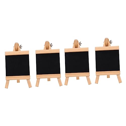 NUOBESTY 4 Pcs Blackboard Multifunction Signage Child Wood