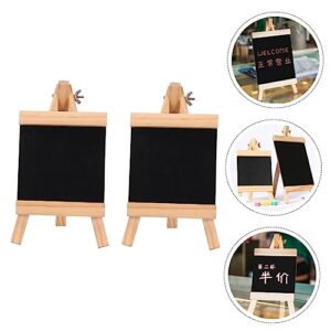 NUOBESTY 4 Pcs Blackboard Multifunction Signage Child Wood