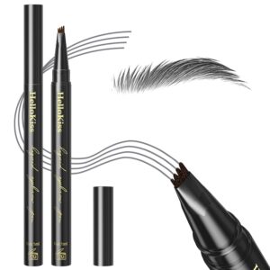 eyebrow pencil eyebrow microblading pen - eyebrow makeup micro 4 point brow pen lift & snatch makeup pen long-lasting waterproof brow pen 0.03 oz/1ml - 03#light gray