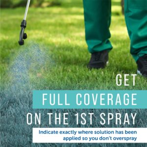 Blue Spray Indicator - Dye for Weed Spraying - Mark Where You've Sprayed with Blue Dye - Safe & Non-Permanent Dye with Pipette for Easy Mixing - 8oz