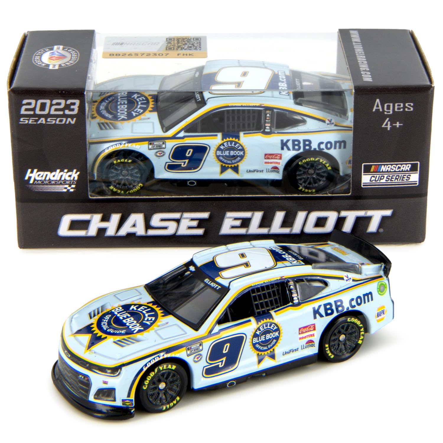 Lionel Racing Chase Elliott 2023 Kelley Blue Book Diecast Car 1:64 Scale