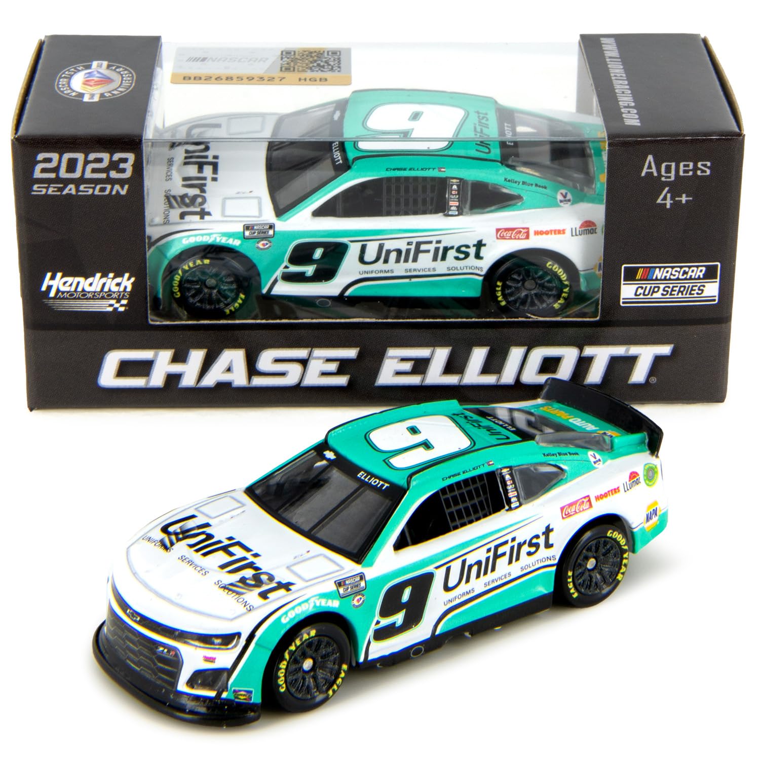 Lionel Racing Chase Elliott 2023 UniFirst Diecast Car 1:64 Scale